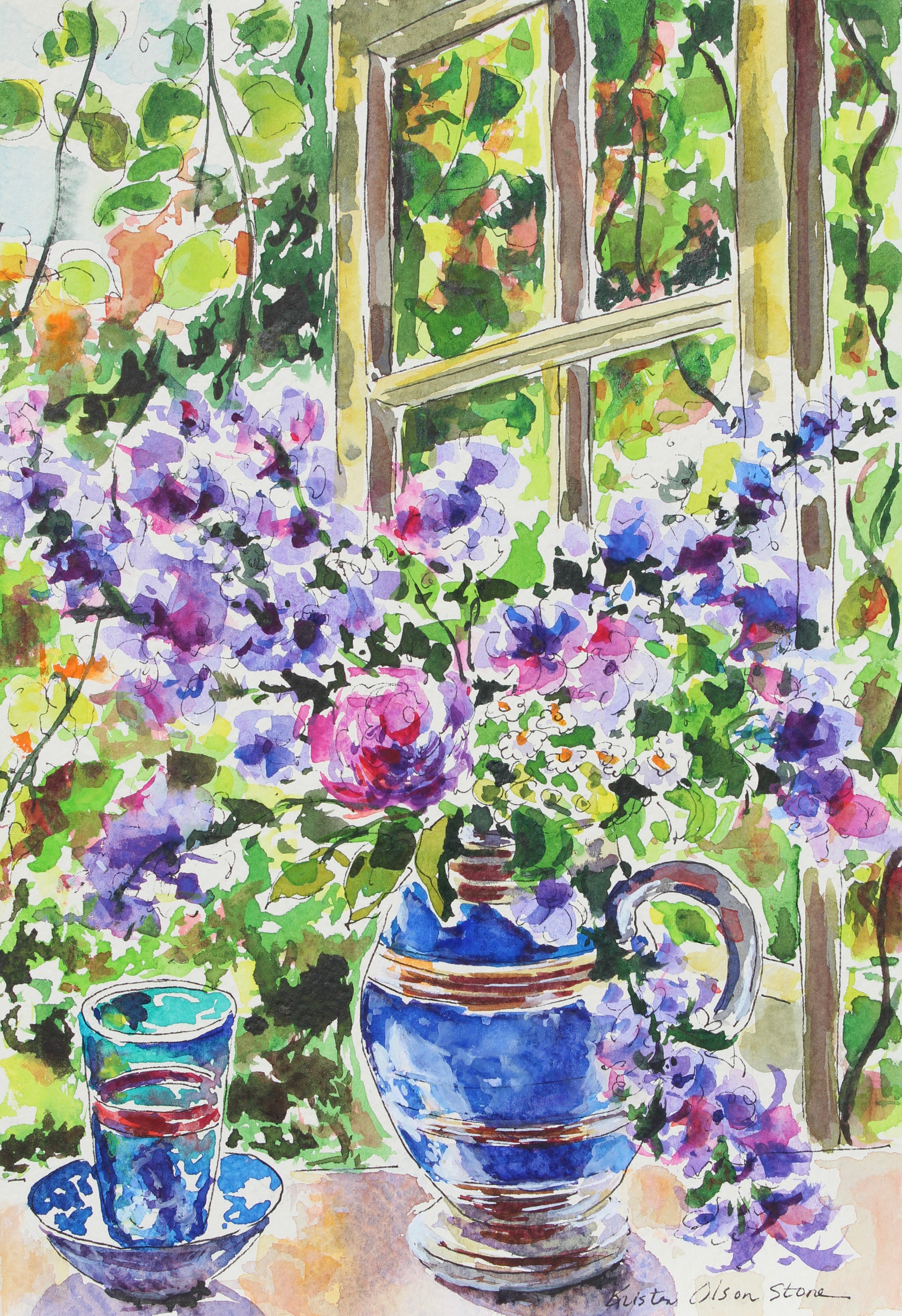Breakfast In Belgium – Kristen Olson Stone Fine Art